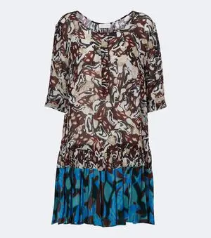 Dries Van Noten Printed Minidress