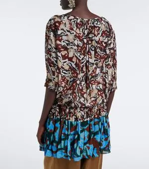 Dries Van Noten Printed Minidress