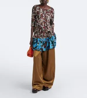 Dries Van Noten Printed Minidress