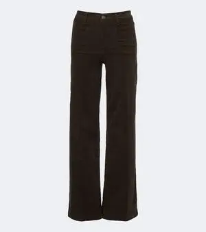FRAME Le Slim Palazzo Wide-leg Jeans - Green