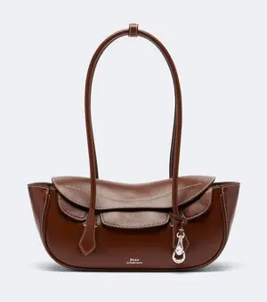 Polo Ralph Lauren Leather Shoulder Bag - Brown