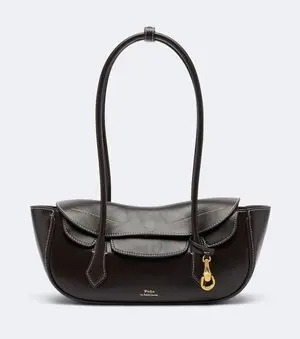 Polo Ralph Lauren Leather Shoulder Bag - Brown