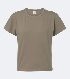 LESET Leset Margo Cotton Jersey Striped T-Shirt Green
