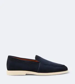 Santoni Suede Loafers