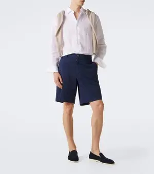 Santoni Suede Loafers