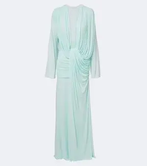 Christopher Esber Christopher Esber Ripple Draped Gown Blue