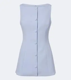 Safiyaa Robbie Cr�pe Top - Blue