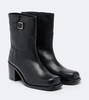 Staud Brooklyn Leather Ankle Boots