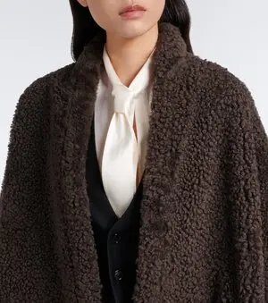 TOM FORD Leather-trimmed Reversible Cashmere Coat