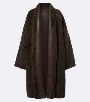 TOM FORD Reversible Cashmere And Leather Coat - Brown