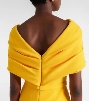 Safiyaa Loura Off-shoulder Gown - Yellow