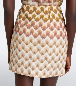 Missoni Lam� Miniskirt