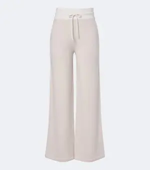 Eleventy Chevron Cashmere Flared Pants