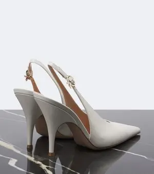 GIANVITO ROSSI Sofia Leather Slingback Pumps