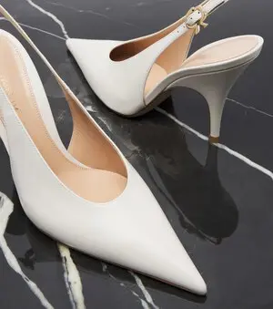 GIANVITO ROSSI Sofia Leather Slingback Pumps
