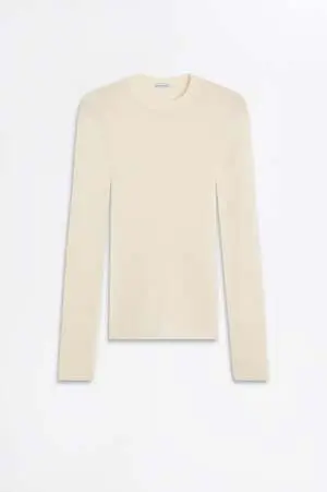SCANLAN THEODORE US Babywool Crew Sweater - Ivory