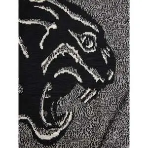 Valentino Garavani Panther Jacquard Crew Neck Sweater