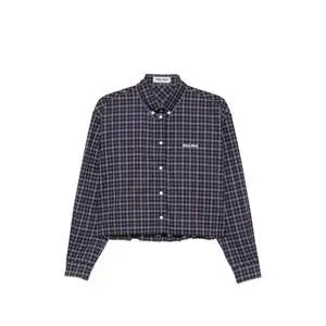 Miu Miu Tops Shirts - Brown