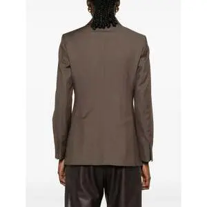 Max Mara Double-breasted Virgin Wool Blazer