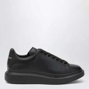 Alexander McQueen Oversized Leather Sneakers - Black