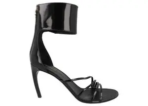 FERRAGAMO Clethra 85 Patent Leather Heel Sandals
