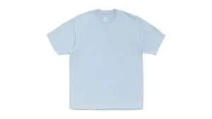 StÜssy Garment Dyed Short Sleeve Tee Shirt - Dust Blue