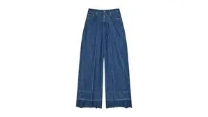 Givenchy Alt Fit Raw Edge Wide Leg Denim Trousers
