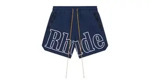 Rhude Rh Logo Shorts - Navy Blue