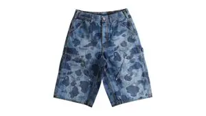 A BATHING APE 1st Camo Double Knee Relaxed Fit Denim Short