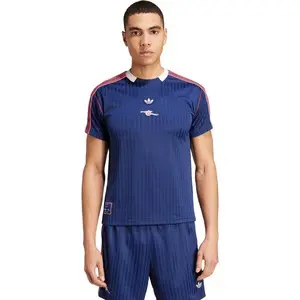 Adidas Originals Striped Sport Tops For Men