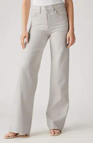 LEVI'S Ribcage Wide Leg Jeans - Pebbled Path Psk