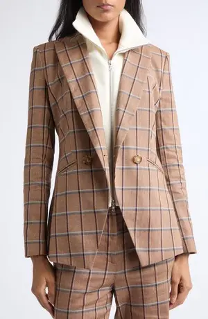 Veronica Beard Dickey Compatible Double-breasted Blazer