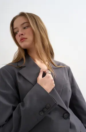 Topshop Clean Cinched Blazer