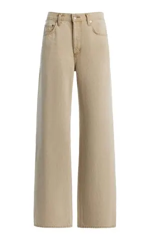 AGOLDE Arc Rigid Mid-rise Wide-leg Jeans - Neutral