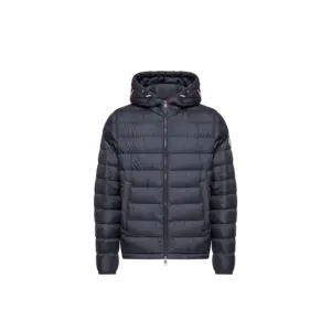 Moncler Vermeille Hooded Short Down Jacket - Blue