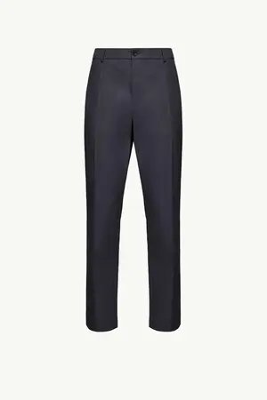 Moncler Technical Cotton Blend Pants - Blue