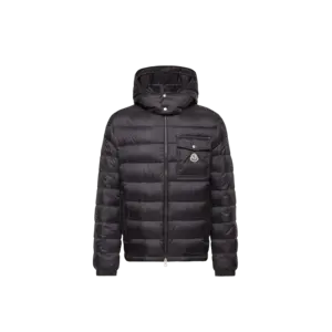 Moncler Verith Hooded Short Down Jacket - Blue