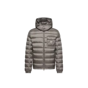 Moncler Moncler Verith Hooded Short Down Jacket Grey