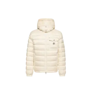 Moncler Moncler Verith Hooded Short Down Jacket White