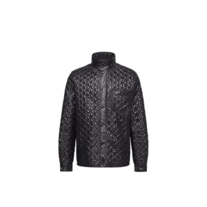 Moncler Cleorine Geometric-quilted Padded Jacket - Blue