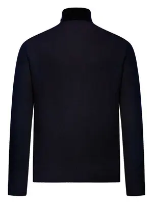 Stone Island High-neck Wool Cardigan