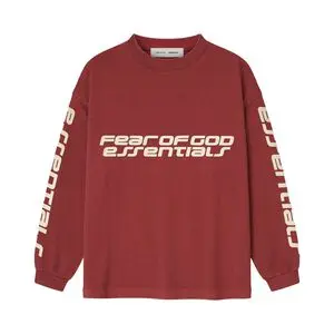 Fear Of God Classic Long Sleeve Tee 'crimson - Red