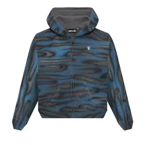 HELLSTAR Classic Logo Airbrush Zip-up Hoodie