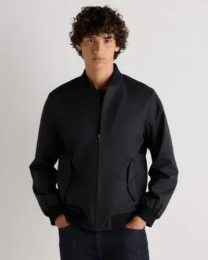 Quince Water-resistant Flex Bomber Jacket - Black