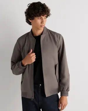 Quince Water-resistant Flex Bomber Jacket - Charcoal