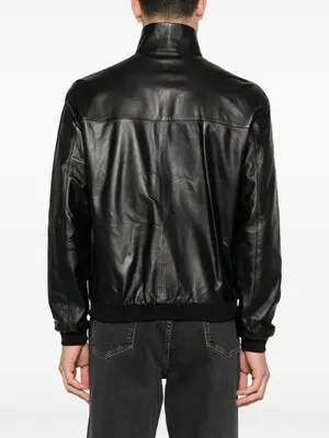 Emporio Armani Leather Blouson Jacket