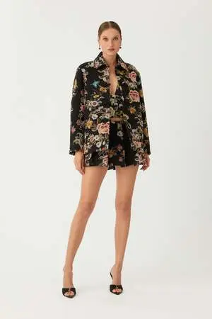 SAU LEE Miles Brocade Jacket