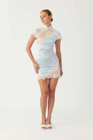 SAU LEE Ellen Mini Dress