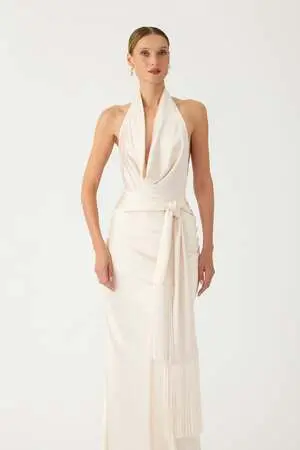 SAU LEE Sabina Satin Gown