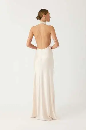 SAU LEE Sabina Satin Gown